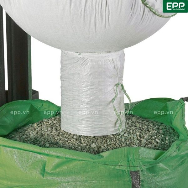 Different types of bulk bag with discharge spout