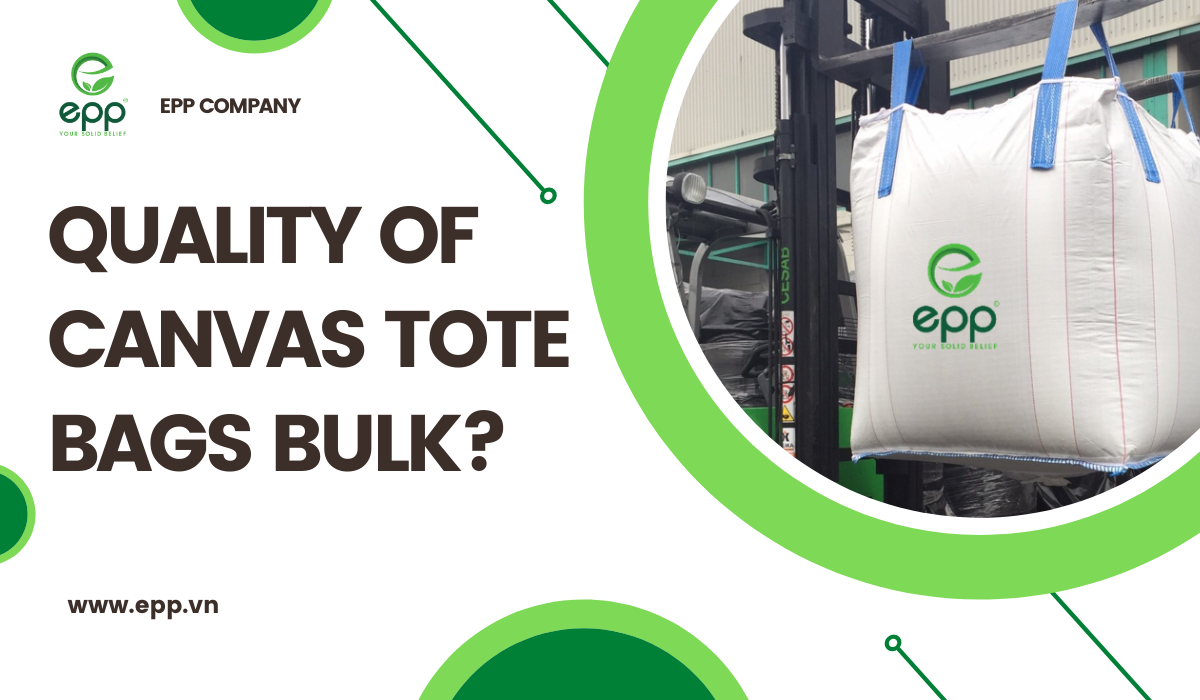 What factors affect the quality of canvas tote bags bulk?