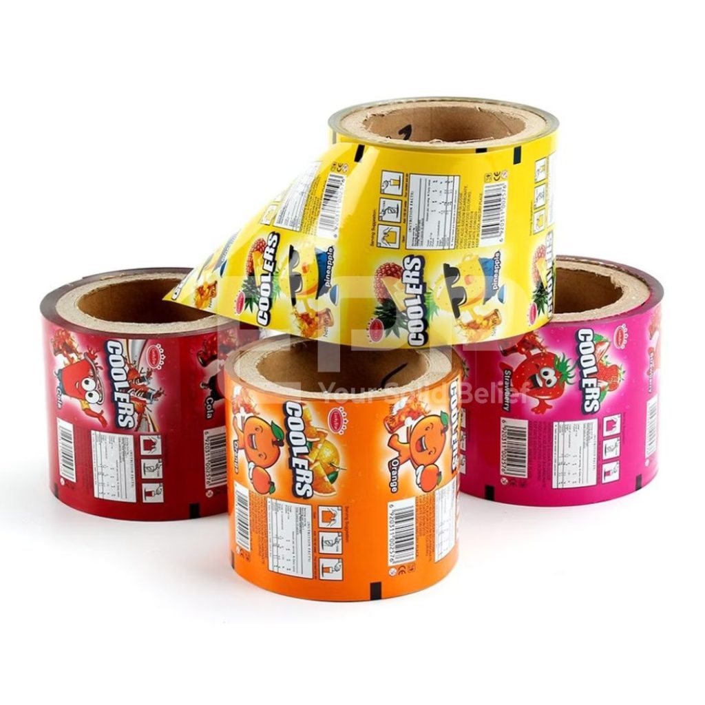 Printed plastic packaging films